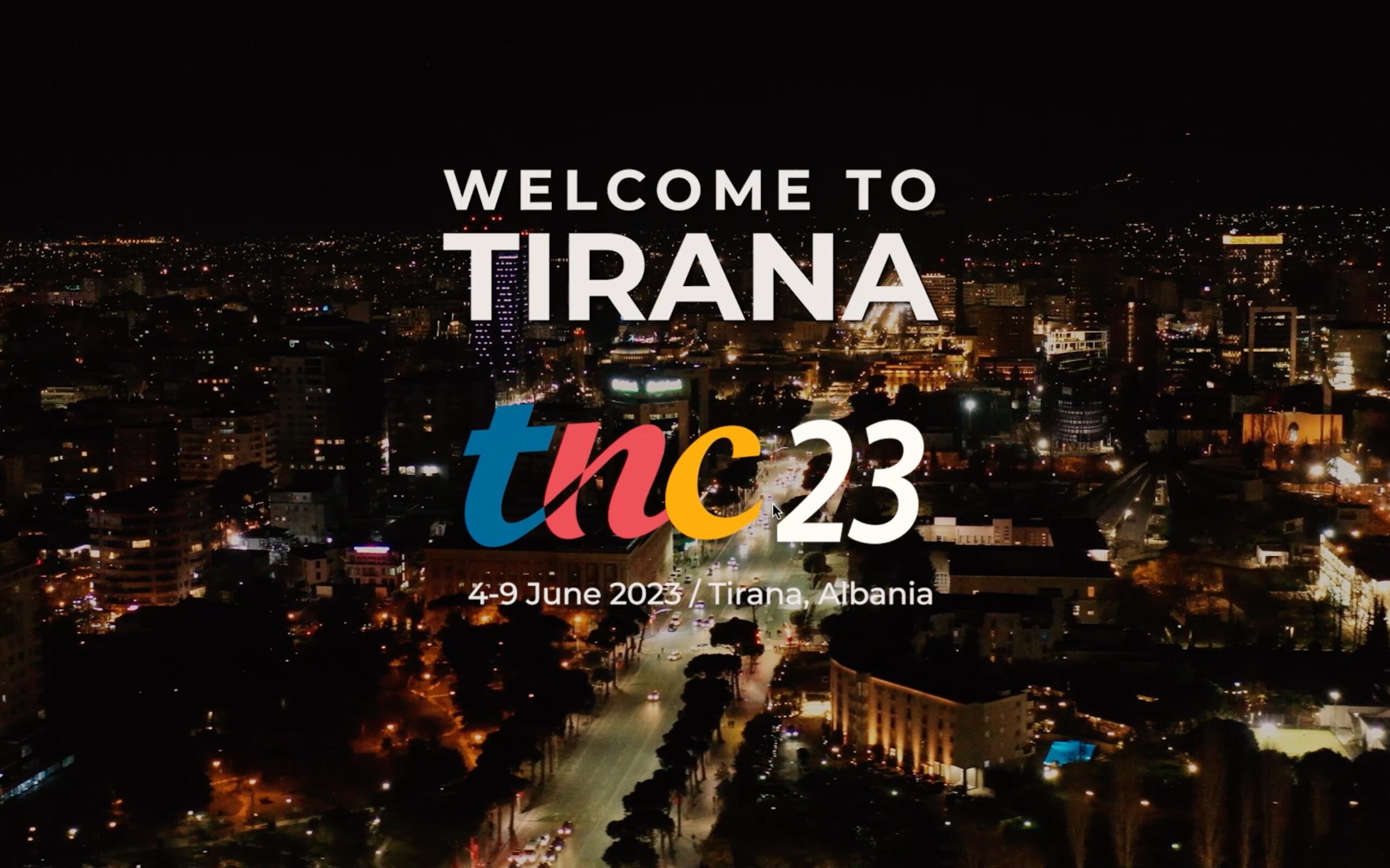 TNC23 | Tirana, Albania | 5-9 June 2023 - TNC23